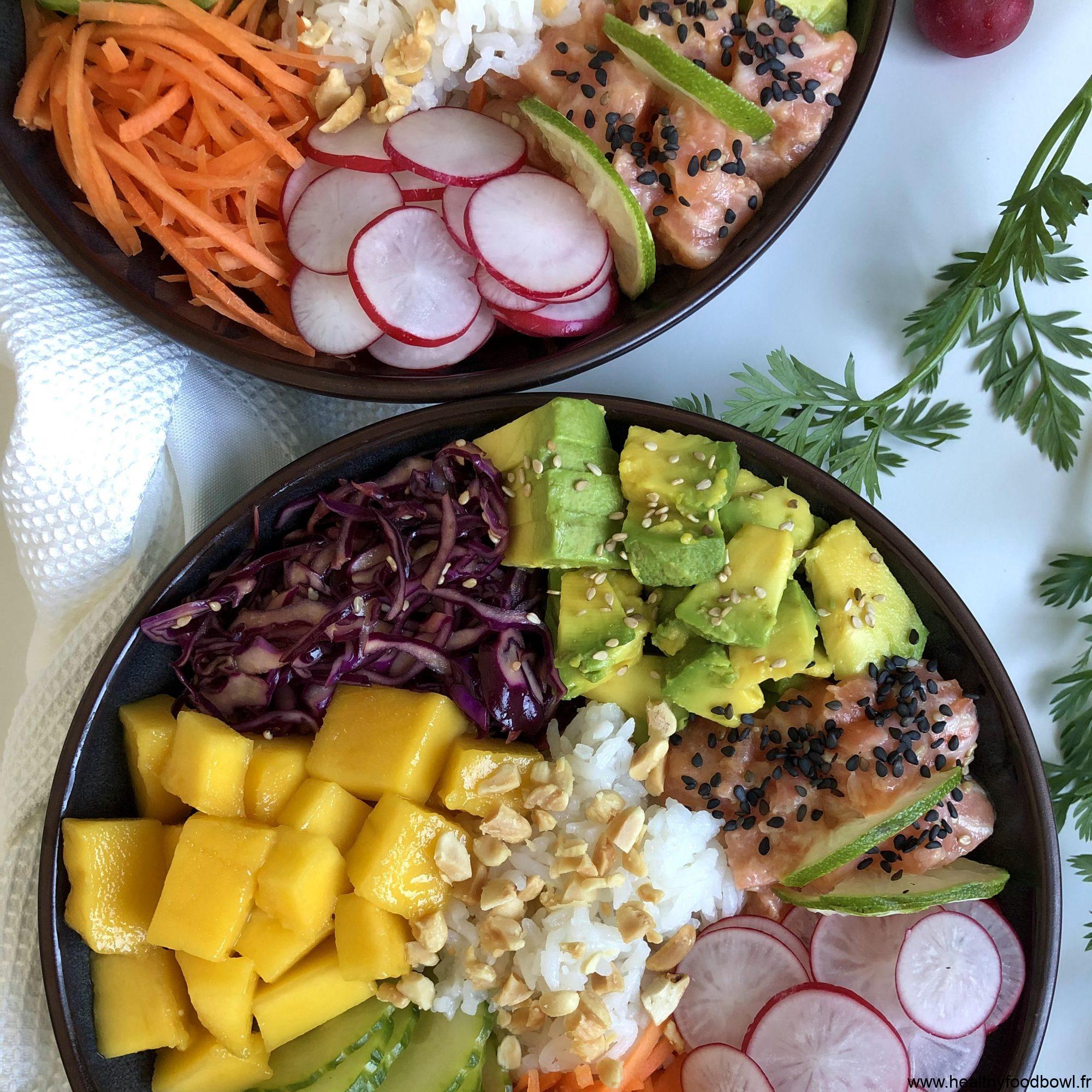 Poke bowl fait maison - recette de poke bowl healthy